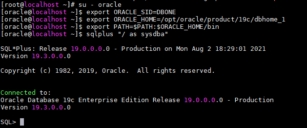 Installing Oracle Database 19c