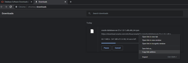 Installing Oracle Database 21c