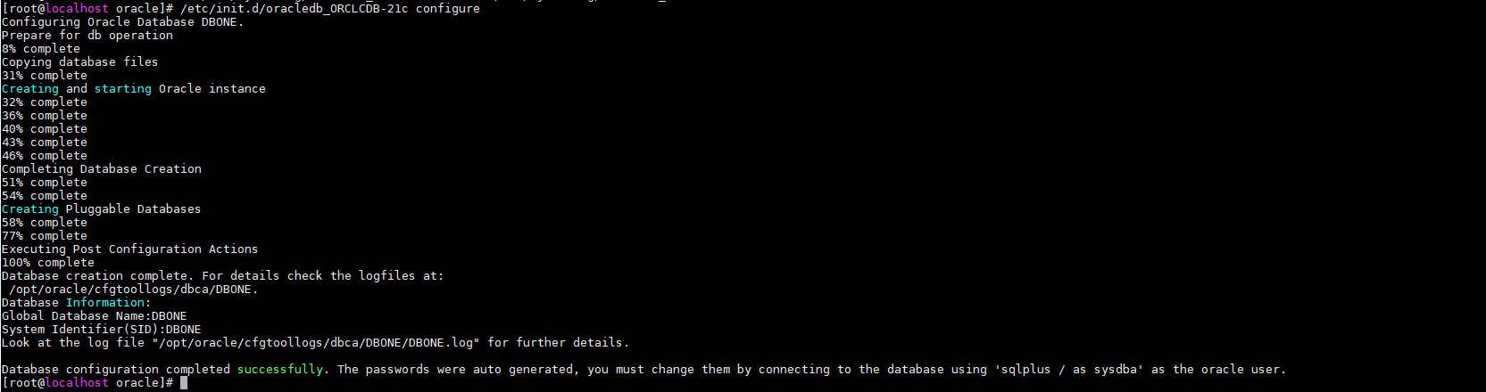 Installing Oracle Database 21c