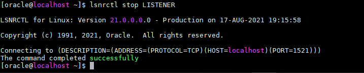 Installing Oracle Database 21c